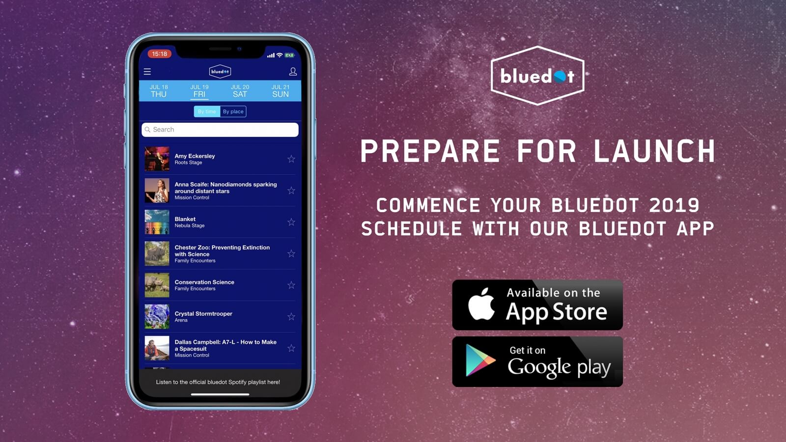 Download our bluedot 2019 app - Bluedot