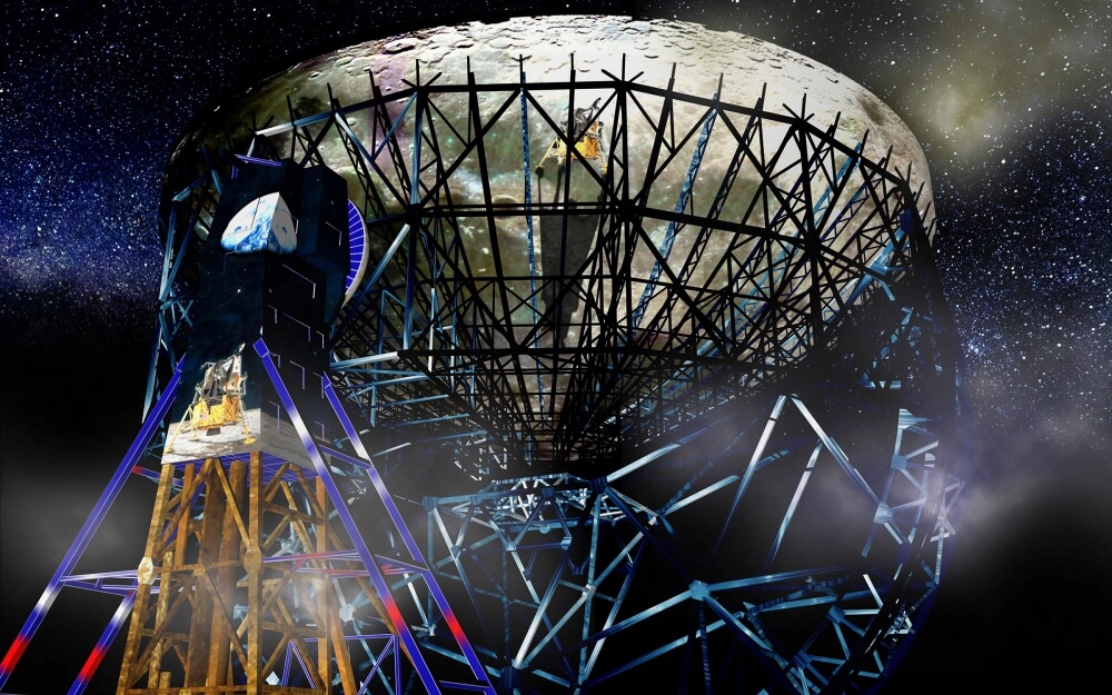Lunar Loops Lovell Telescope Projections: Illuminos - Bluedot