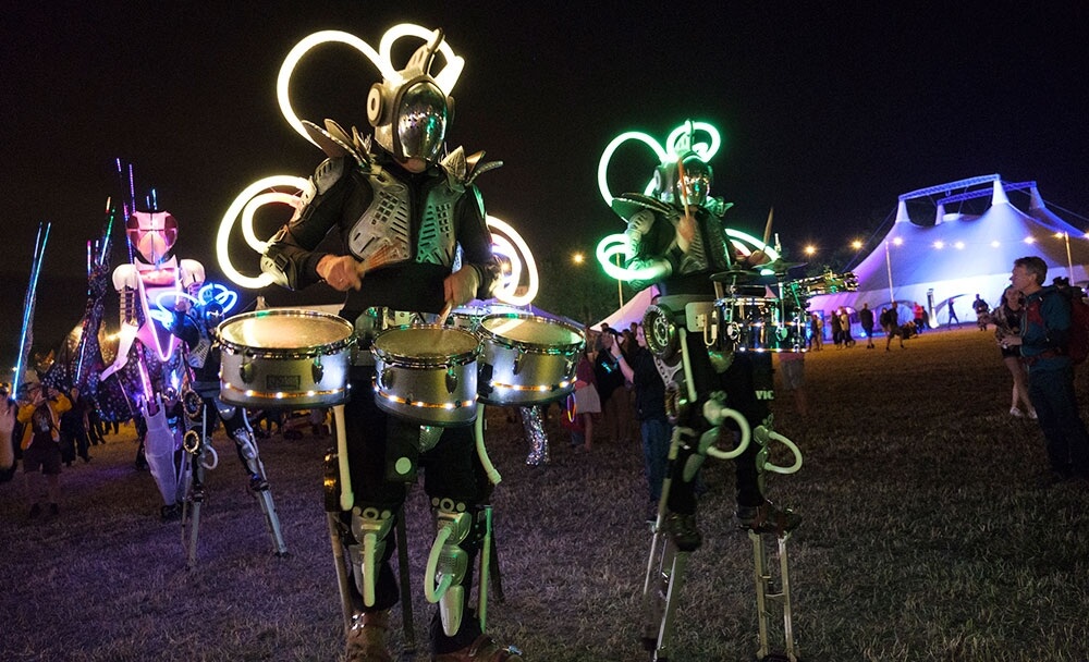 Night time Parade - Bluedot