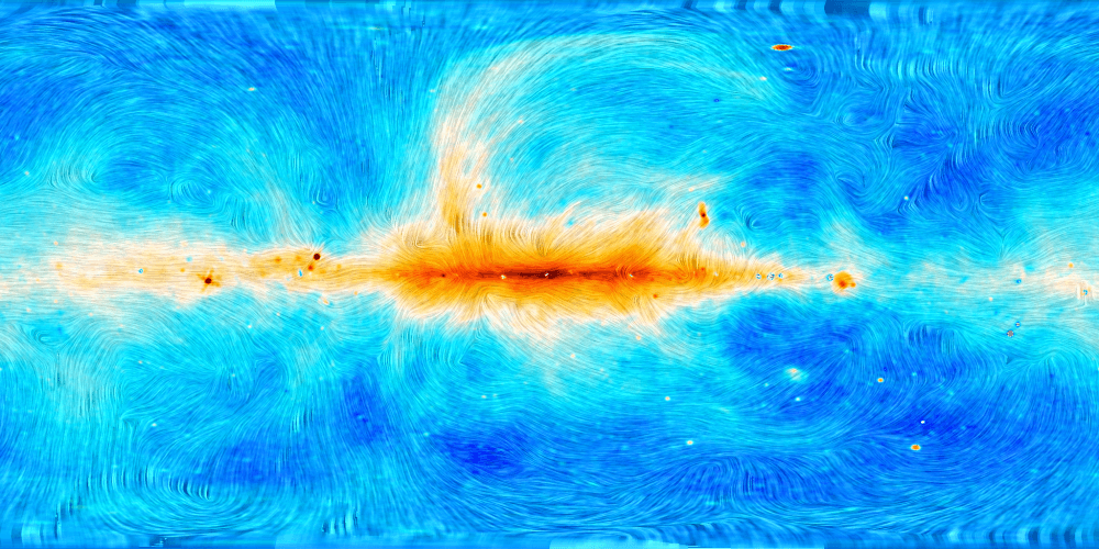Visualising the Galactic Magnetic Field - Bluedot